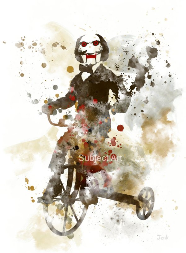 Scary Watercolor Paintings